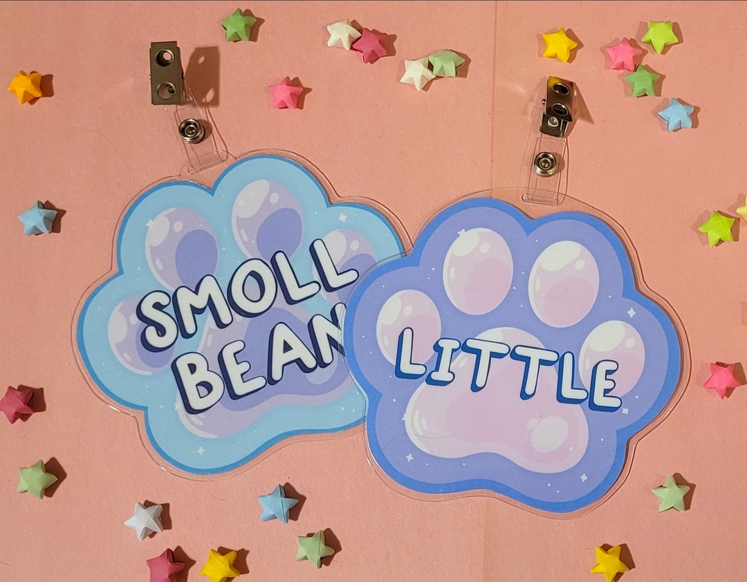 Original Furry Paw Badge / Tag Identity/disability - Etsy