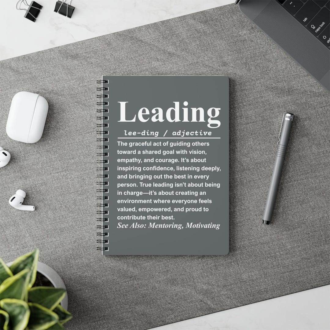 Leading Notebook, Inspirational Gift for Bosses, Managers, and Team ...