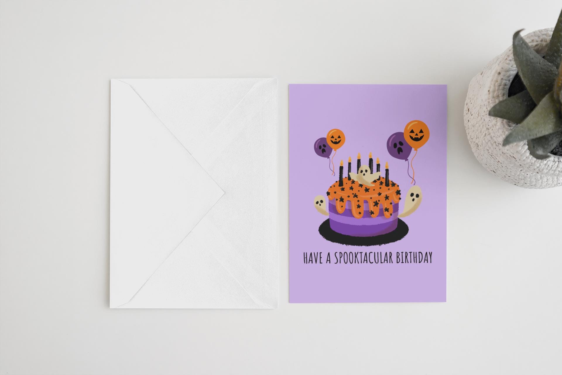 Have a Spooktacular Birthday Card, Printable Halloween Birthday ...
