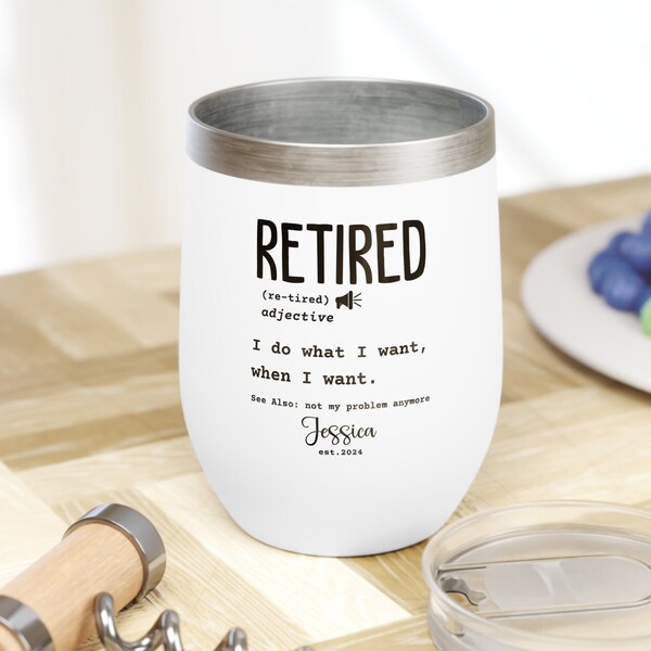 Retirement Tumbler - Etsy