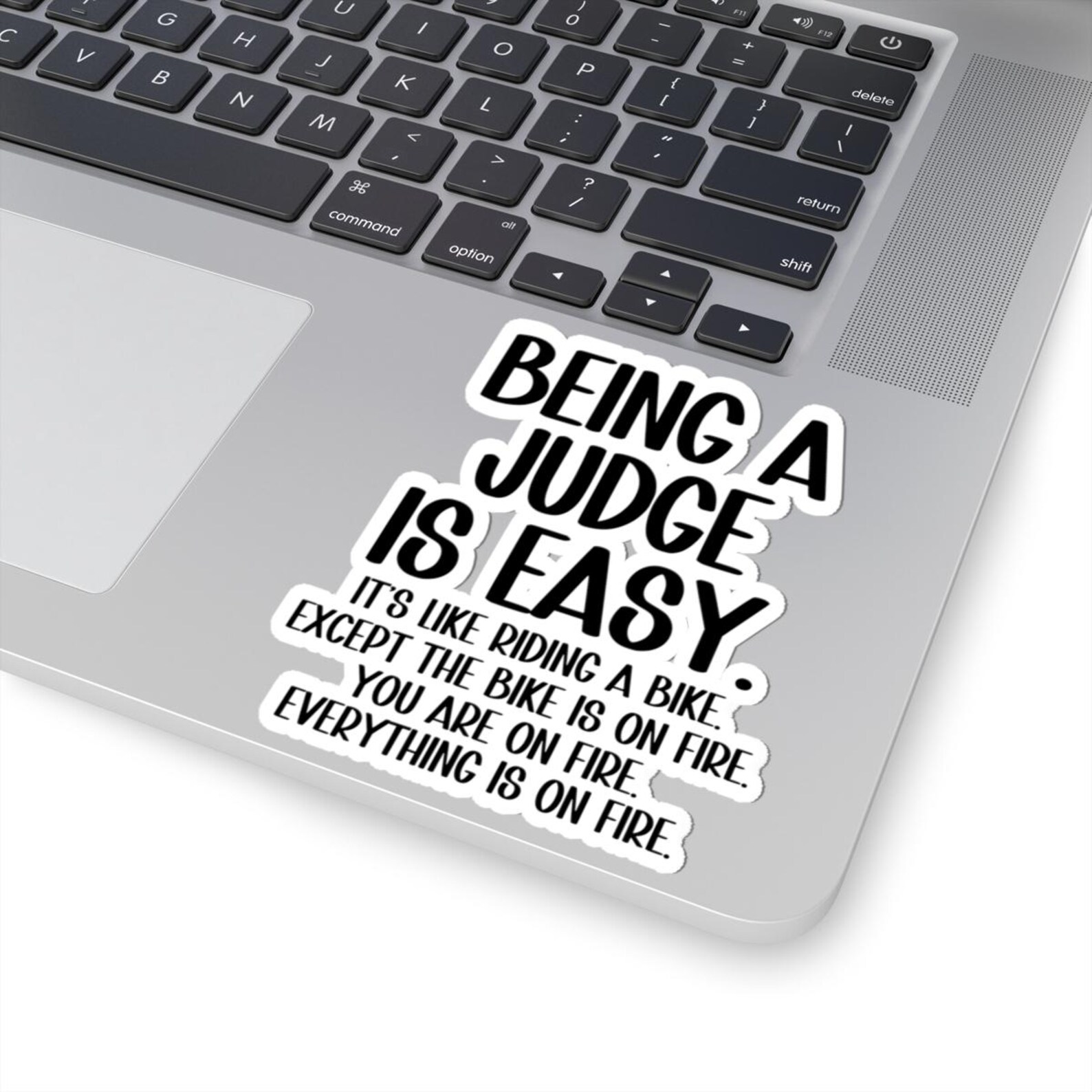 Judge Sticker, Courtroom Decal, Legal Sticker, Justice Decal, Judge ...