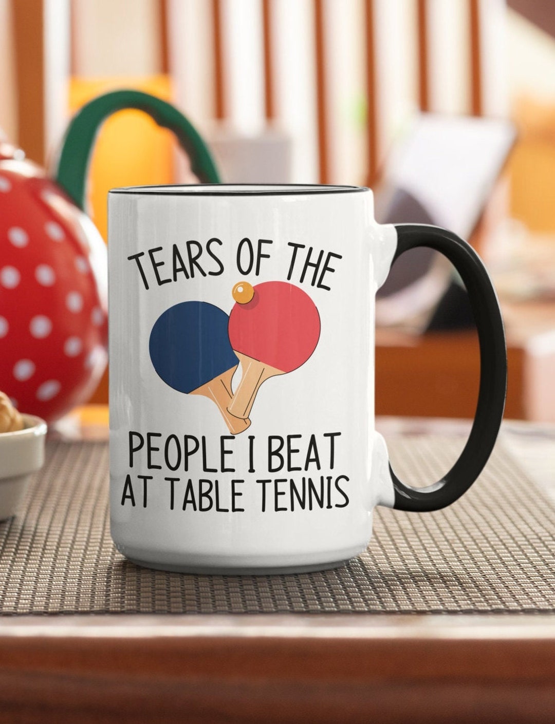Ping Pong Ball | Table Tennis Mug | Gift for Table Tennis Player ...