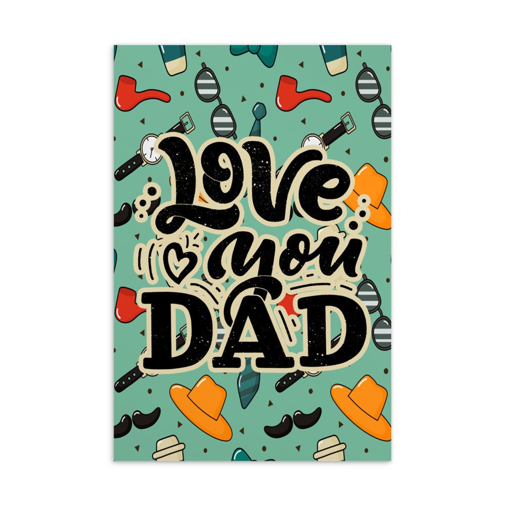 Liebe dich Papa mein Vater ist mein Held beste Papa | Etsy