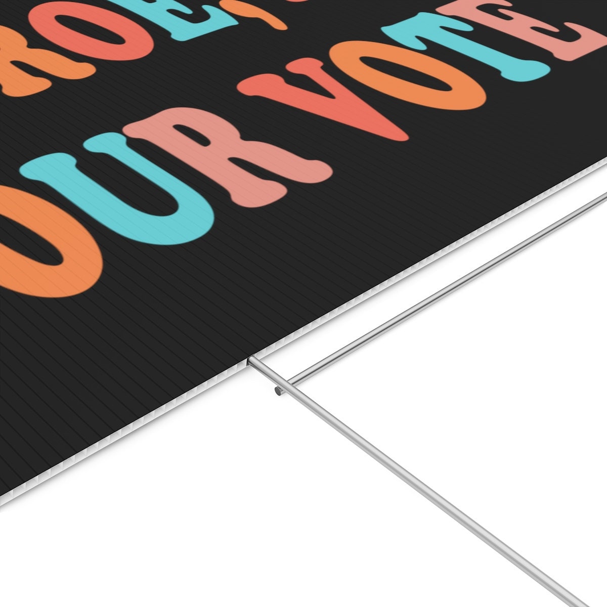 Roe Roe Roe Your Vote, Vote We Are Ruthless, Rbg Yard Sign, Feminist ...