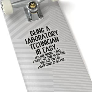 Lab Technician Sticker, Science Sticker, Lab Tech Decal, Medical ...