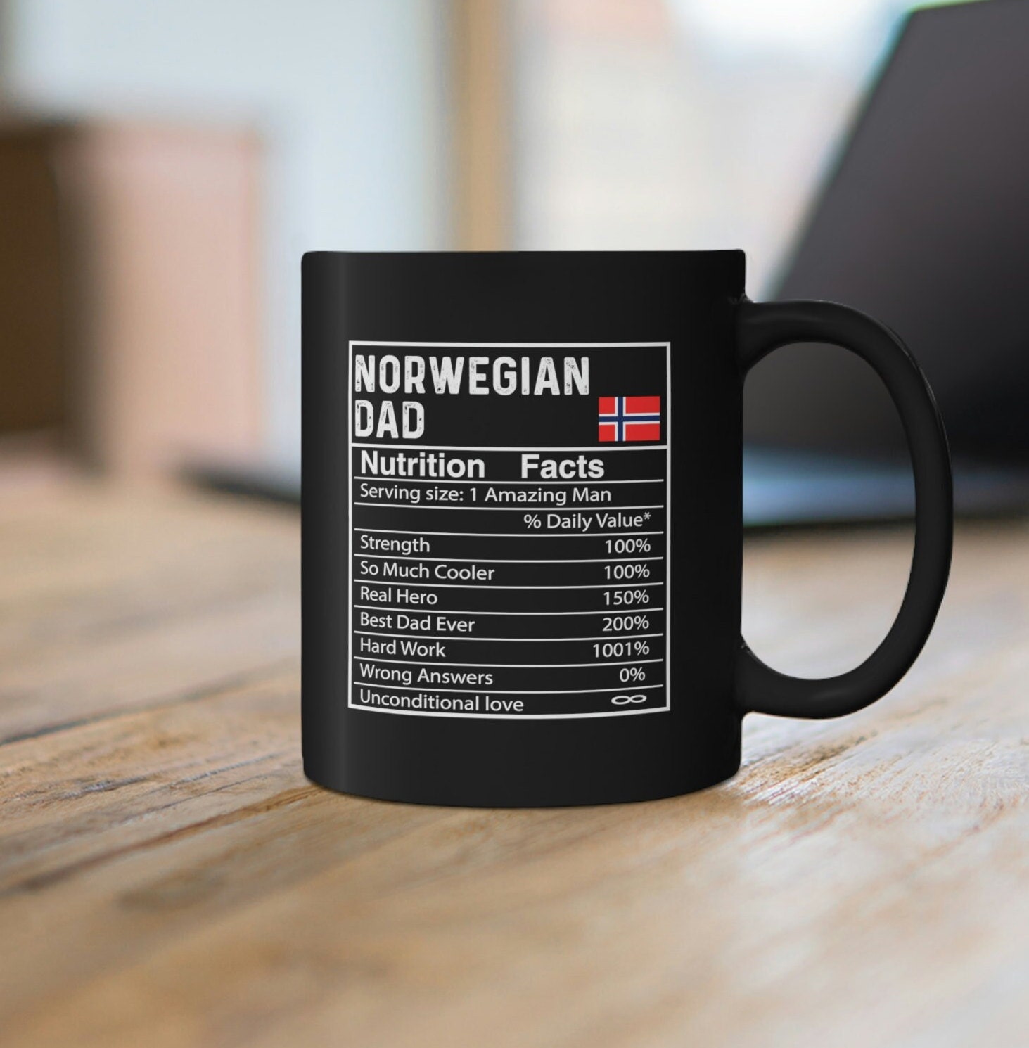 Norwegian Dad Gift Scandinavian Dad Mug Norway Cup Norwegian Coffee ...