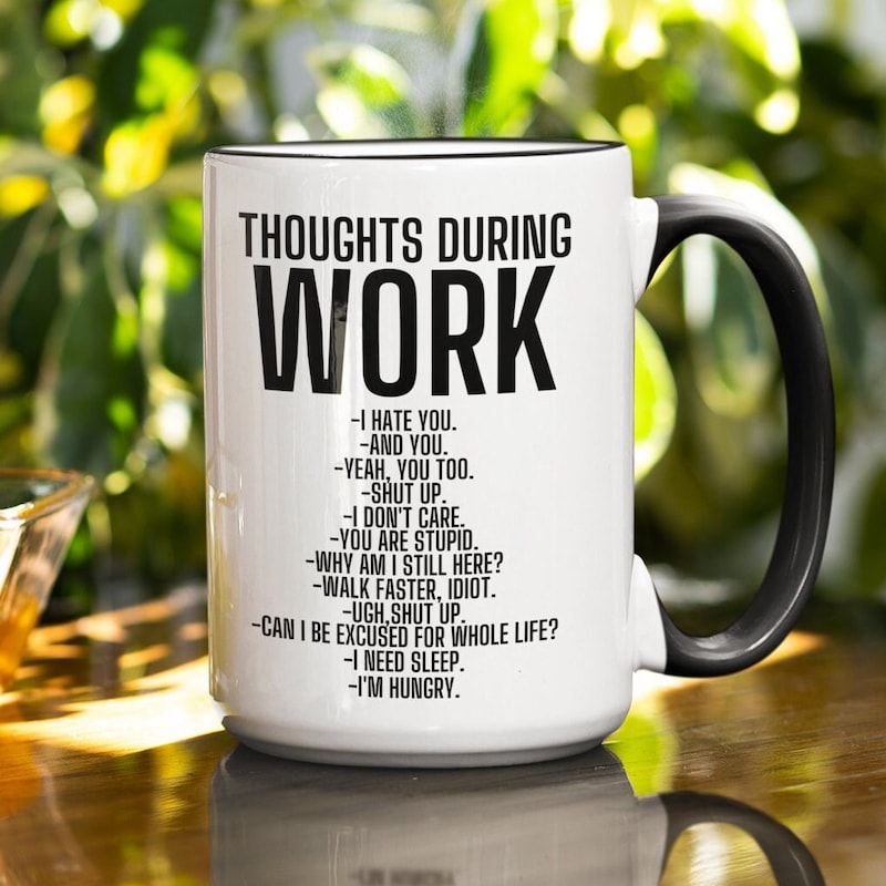 Work Mug - Etsy