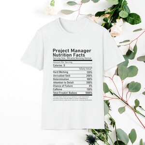 Gift for Project Manager Manager Tshirt Manager Tee Team Gift Funny ...