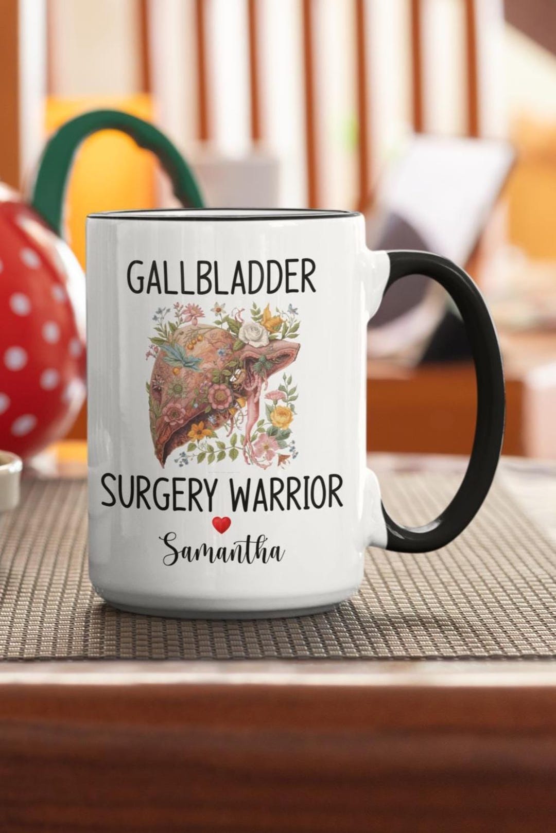 Gallbladder Surgery Warrior Mug, Funny Get Well Soon Coffee Cup, Post ...