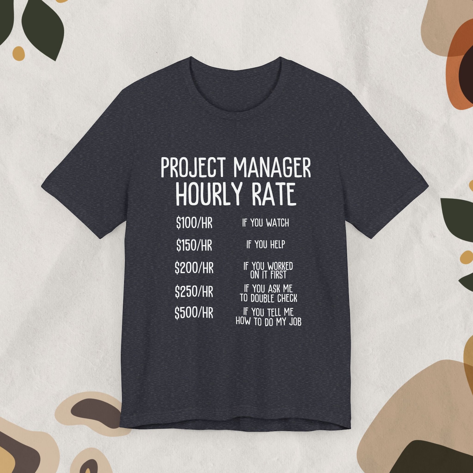 Funny Project Manager Shirt, Project Management Humor, Management Tee ...