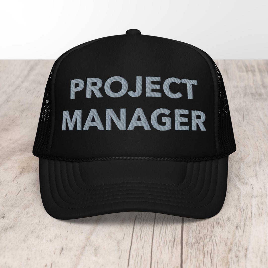 Project Manager Cap | Custom Professional Role Hat - Etsy