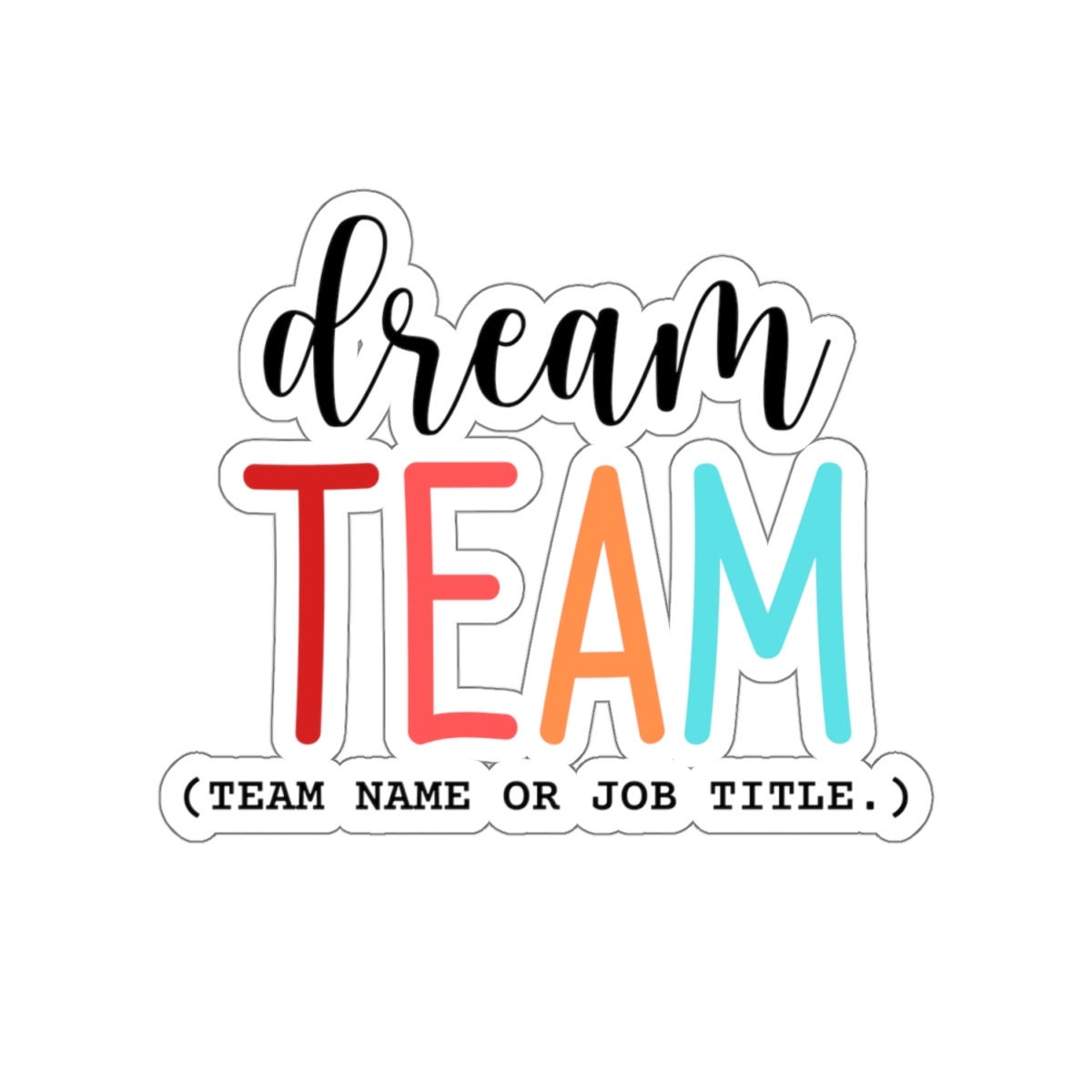 Teammate Sticker Thank You Gift Coworkers Team Member Gift Work Gag ...