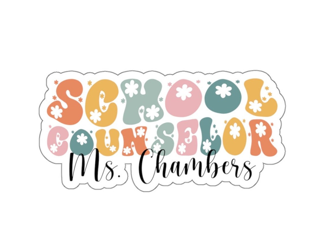 School Counselor Sticker | Mental Health Awareness | School ...
