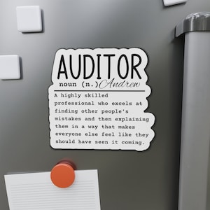 Gift for Auditor | Auditor Magnet| Audit Gift | Accounting Profession ...