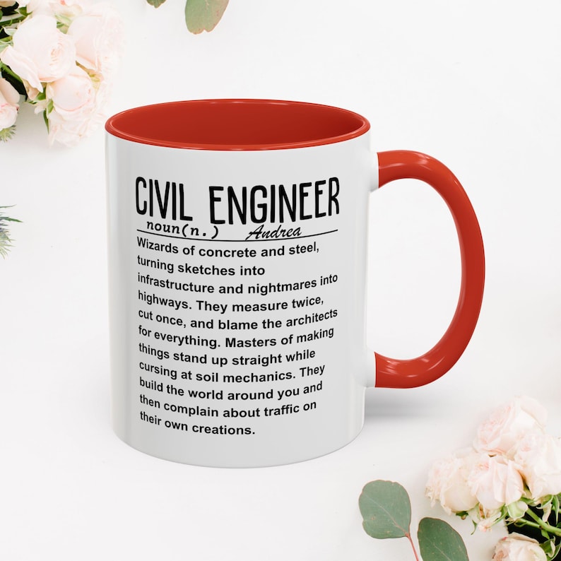 Civil Engineer Gifts, Gift for Engineer, Civil Engineer Mugs, Engineer ...