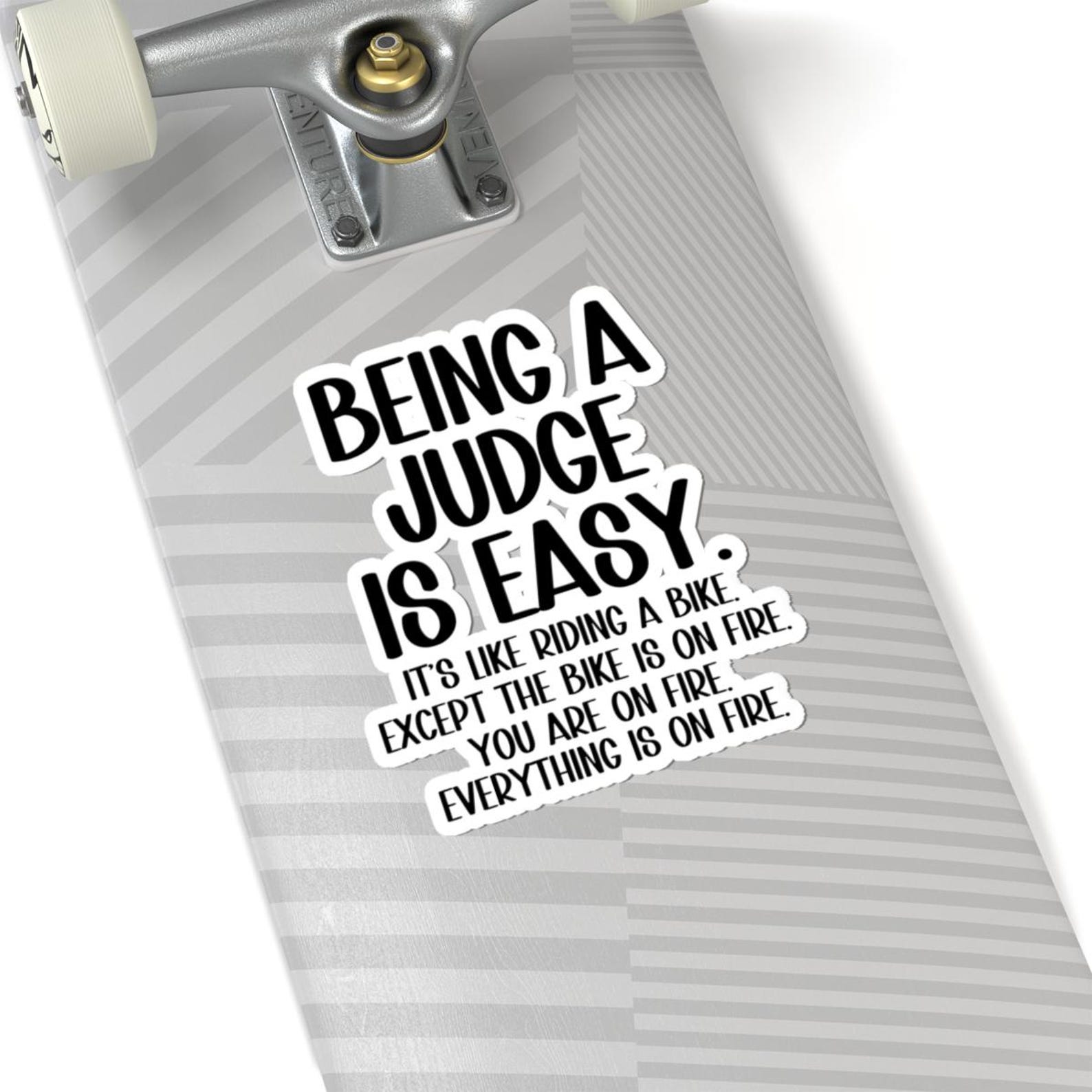 Judge Sticker, Courtroom Decal, Legal Sticker, Justice Decal, Judge ...
