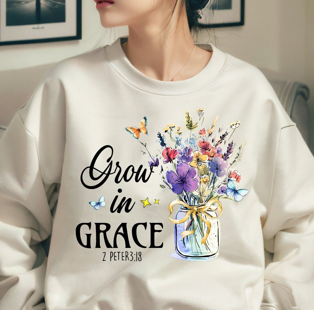 Bible Verse Sweater Scripture Sweatshirt Christian Clothing Religious ...