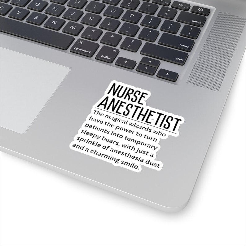 Nurse Anesthetist, Anesthesia Sticker, Medical Decor, Nurse Life ...
