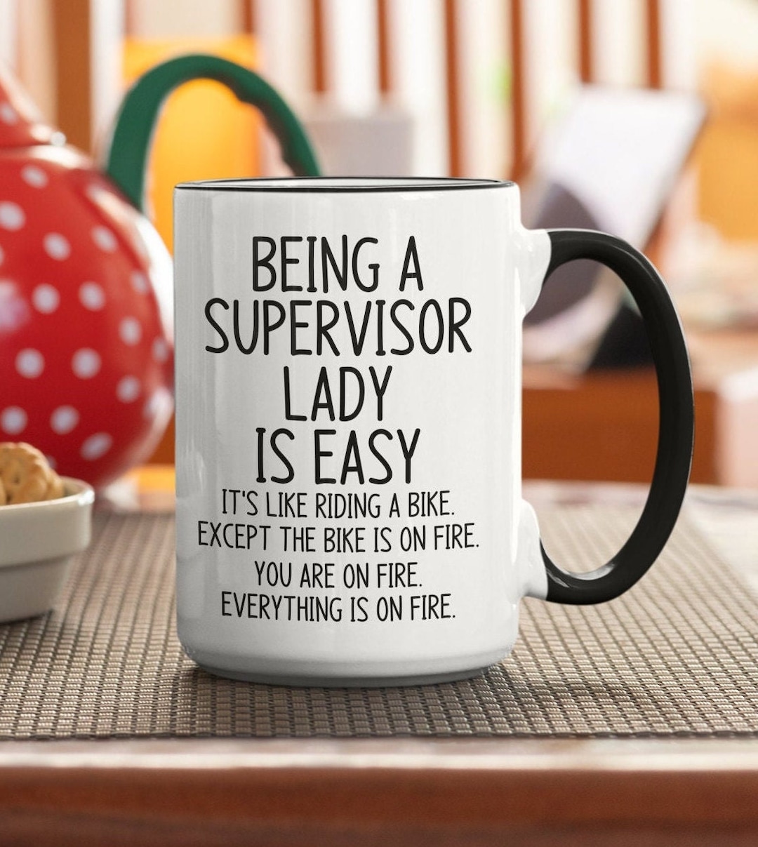 Supervisor Mug, Lady Boss Cup, Motivational Mug, Women in Charge, Boss ...