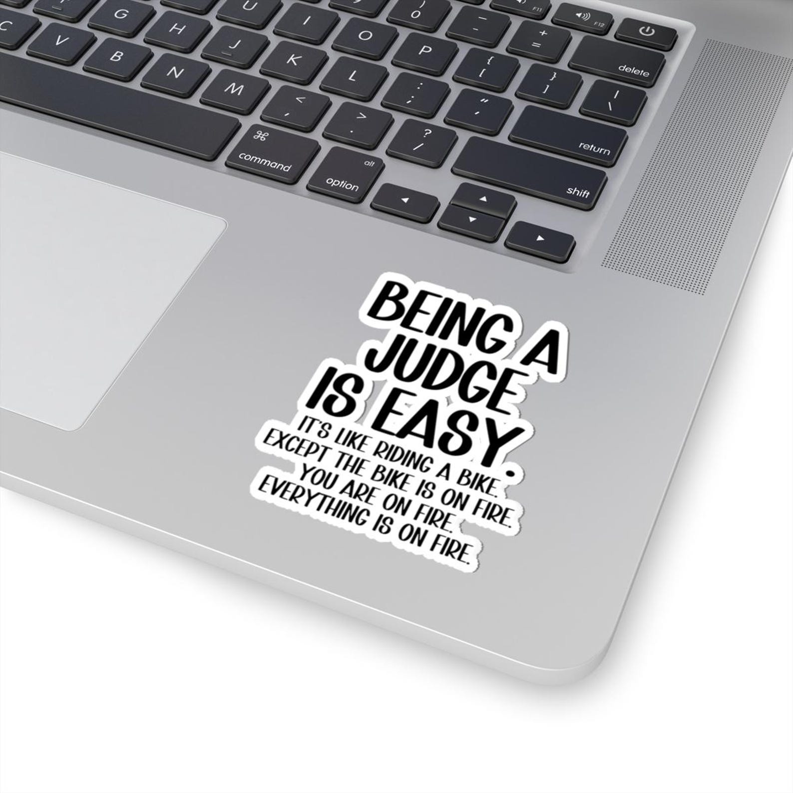 Judge Sticker, Courtroom Decal, Legal Sticker, Justice Decal, Judge ...