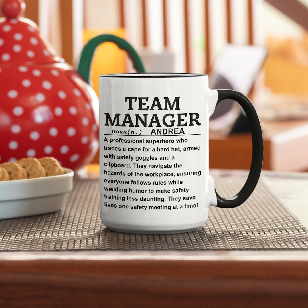Team Manager Mug, Office Coffee Cup, Funny Manager Gift, Leadership Mug ...