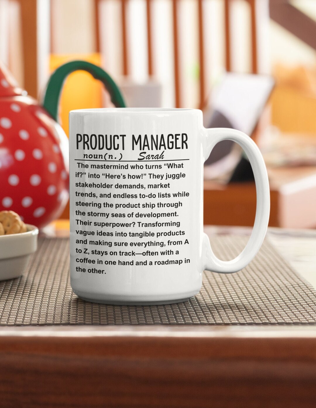 Product Manager Mug, Custom Product Mug, Manager Gift, Custom Manager ...