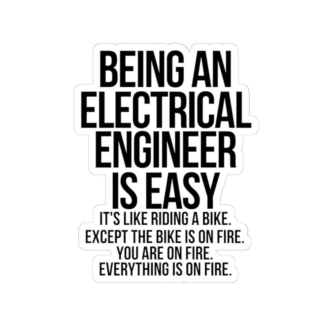 Electrical Engineer Sticker, Engineer Life, Tech Humor - Etsy