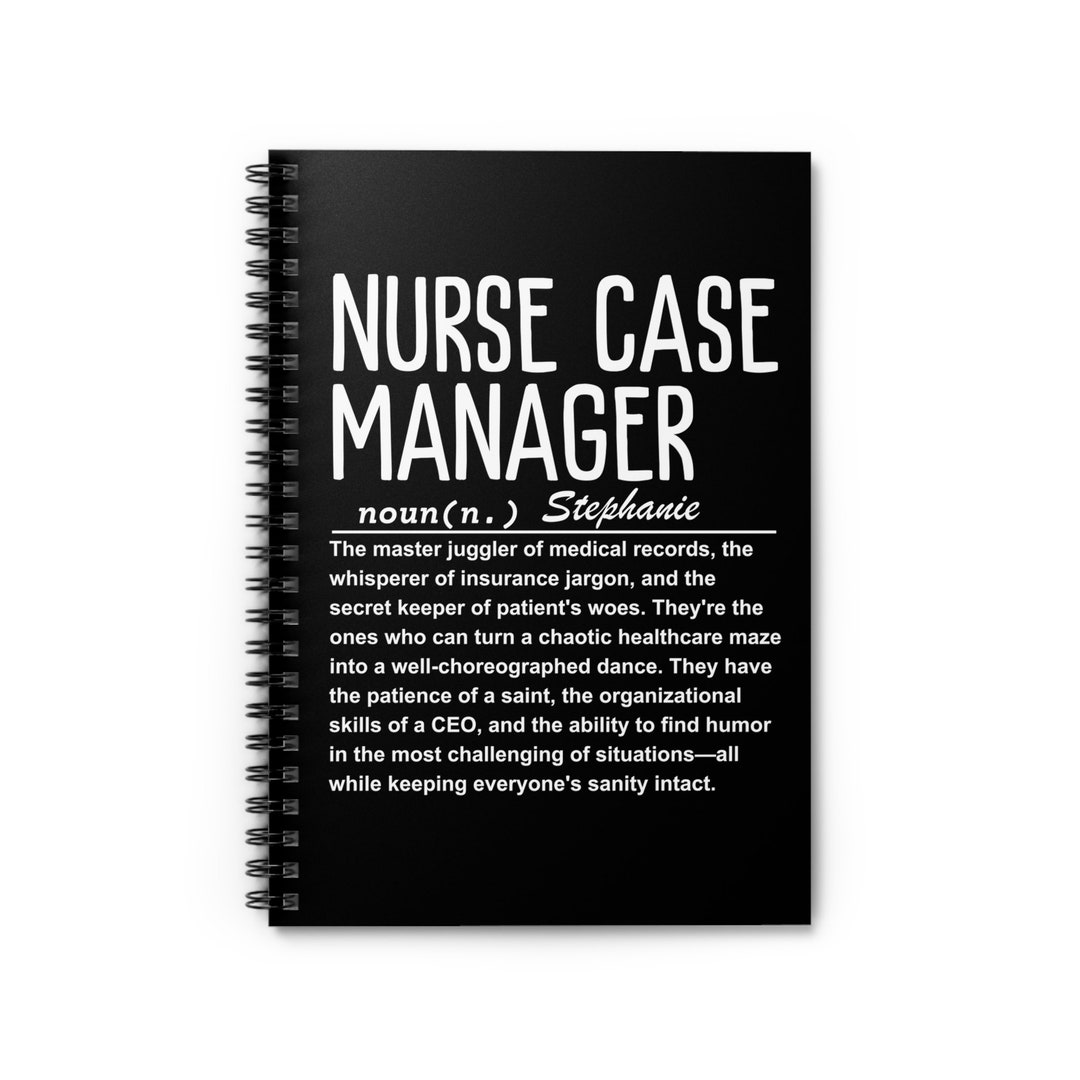 Nurse Gift Staff Appreciation Funny Nurse Notebook Case Manager Nurse ...