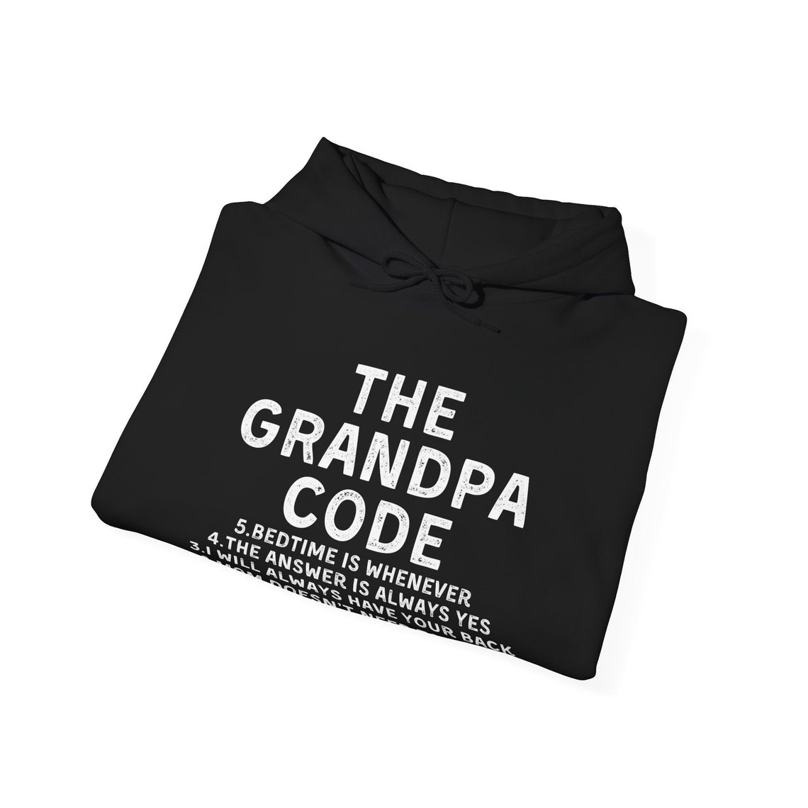Best Grandpa Hoodie, the Grandpa Code, Grandpa Gift Idea, Cool Grandpa ...