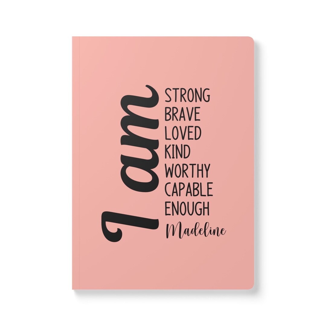 Teen Girl Journal, Personalized Journal, I Am Journal, Custom Teen ...