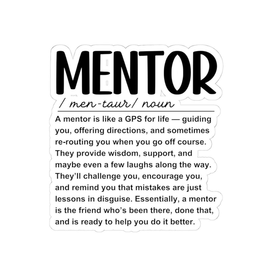 Custom Sticker, Mentor Gift, Personalized Sticker, Mentor Appreciation ...