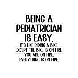 Pediatrician Sticker, Nurse Sticker,medical Sticker, Gift for Doctor ...