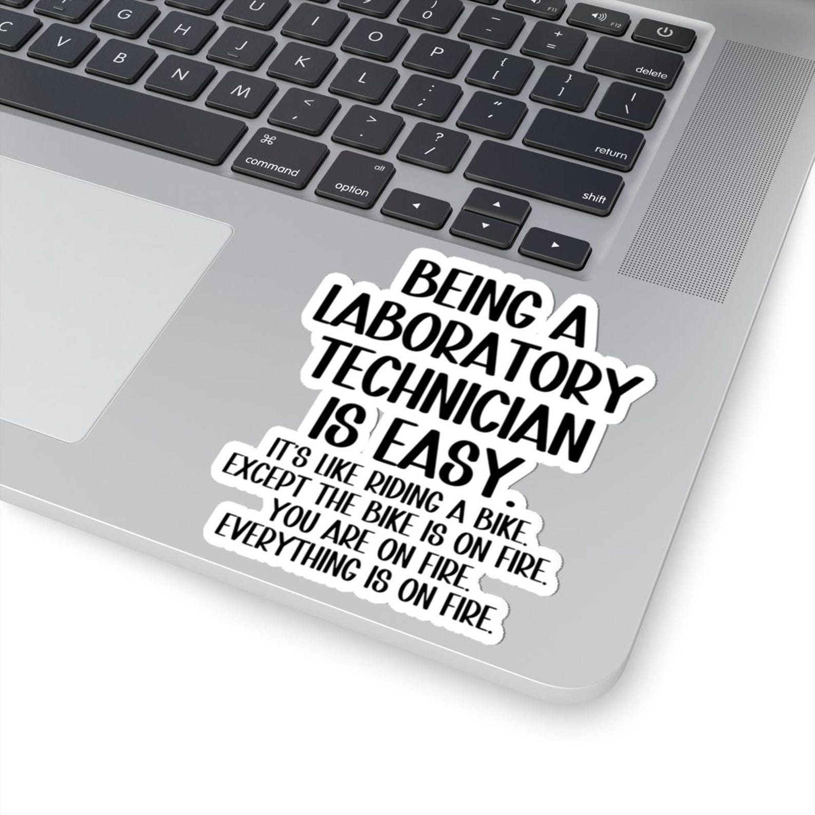 Lab Technician Sticker, Science Sticker, Lab Tech Decal, Medical ...