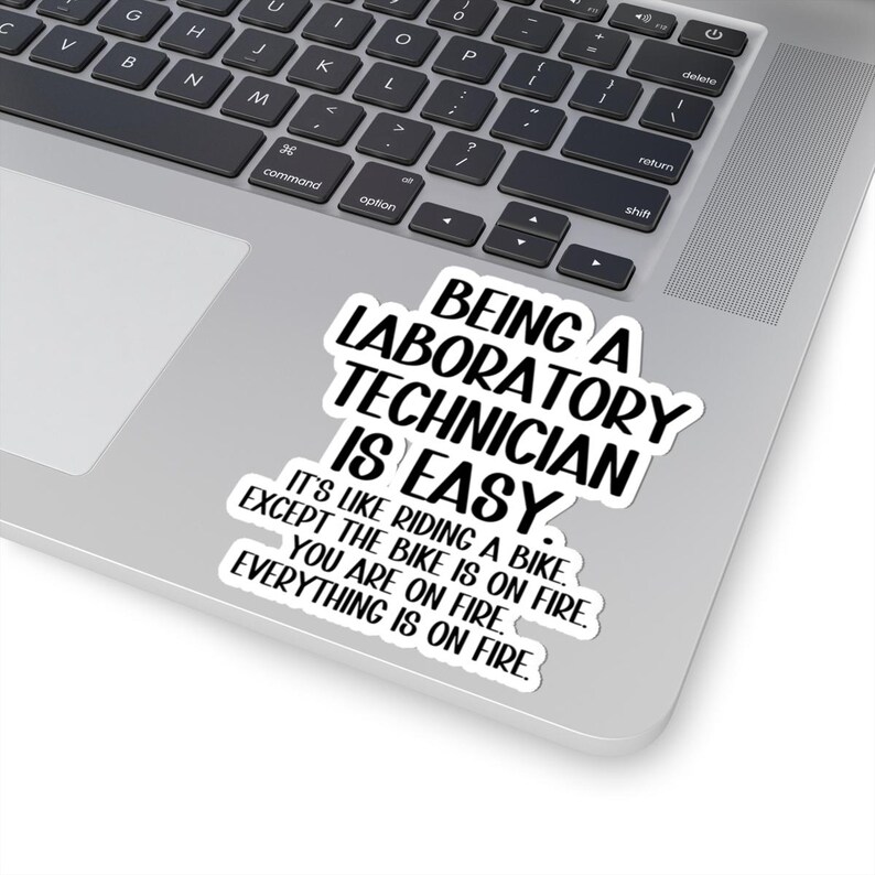Lab Technician Sticker, Science Sticker, Lab Tech Decal, Medical ...
