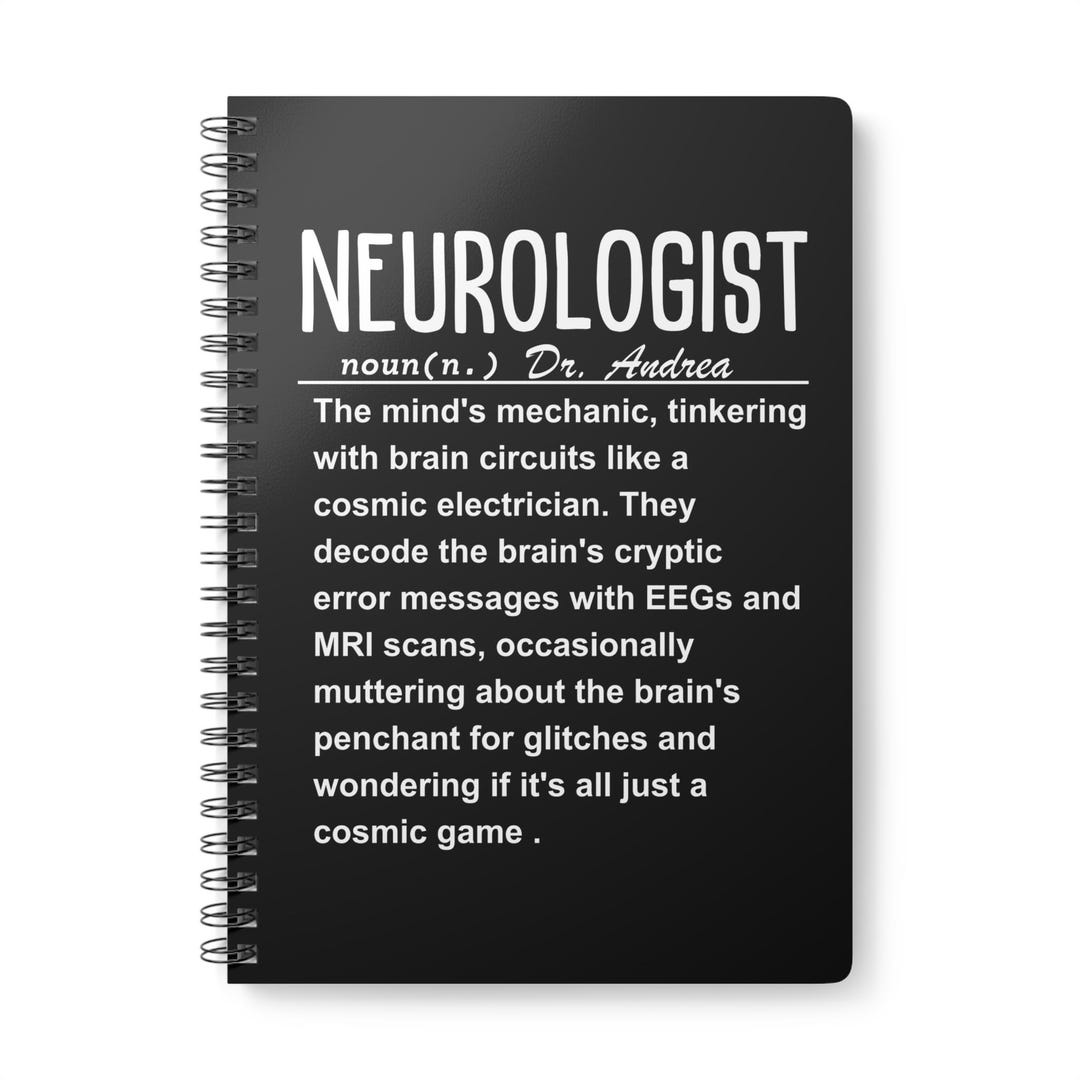 Neurology Notebook, Brain Doctor Gift, Neuro Grad Gift, Neuro Journal ...