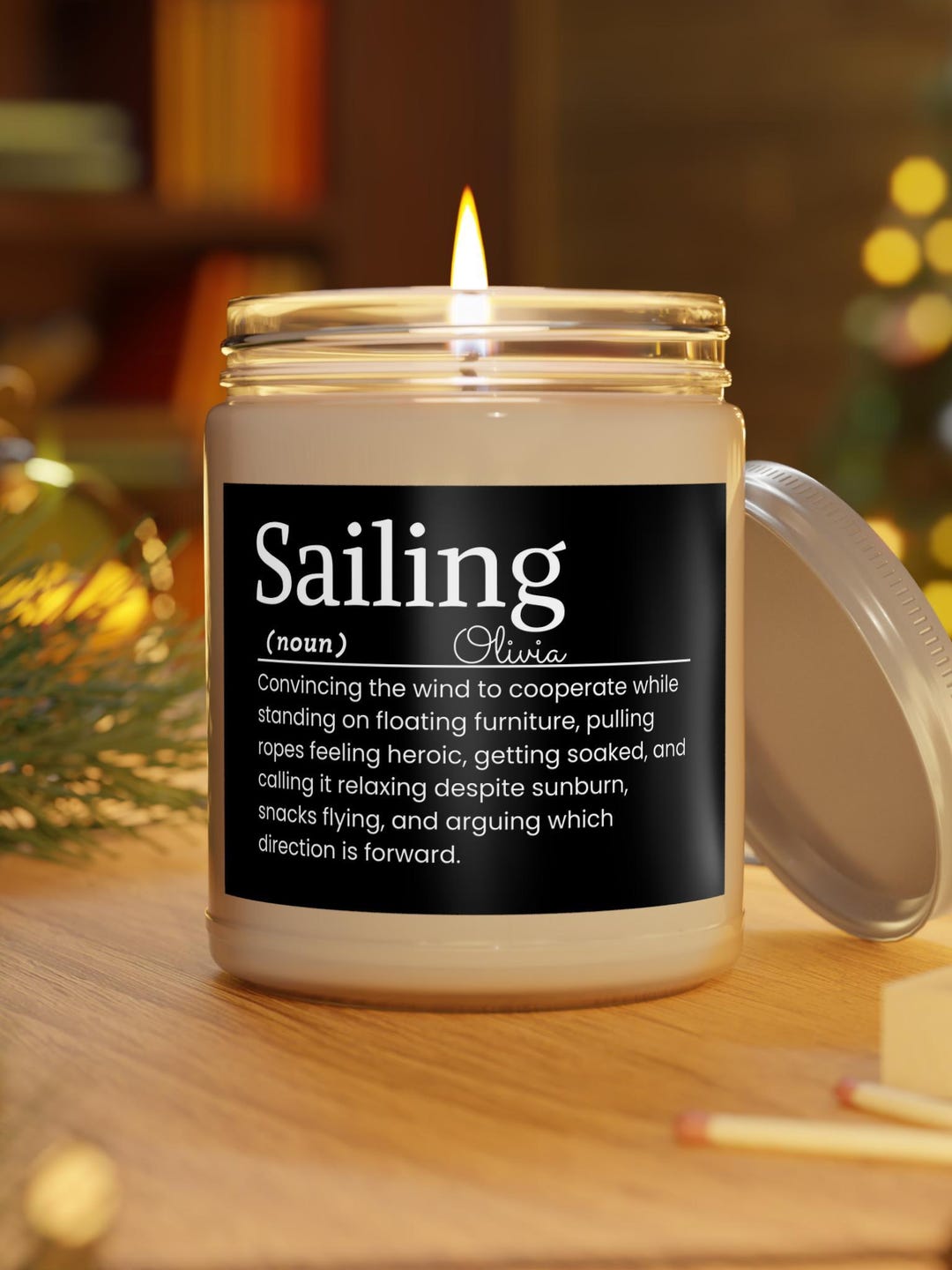 Sailing Definition Candle Jar 9oz - Etsy
