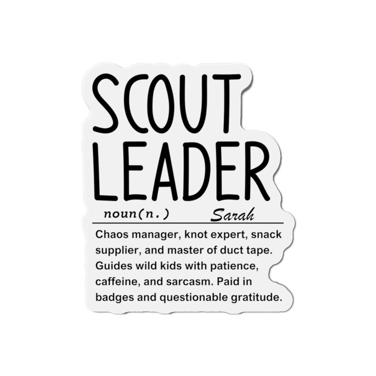 Scout Leader Magnet, Scoutmaster Gift, Leader Gift, Troop Leader Gift ...