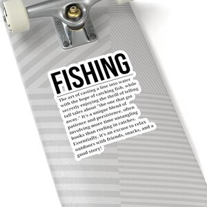 Fishing Sticker, Angler Decal, Outdoor Gear, Fishing Art, Tackle Box ...