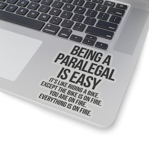 Being a Paralegal is Easy, Paralegal Sticker, Legal Profession, Law ...
