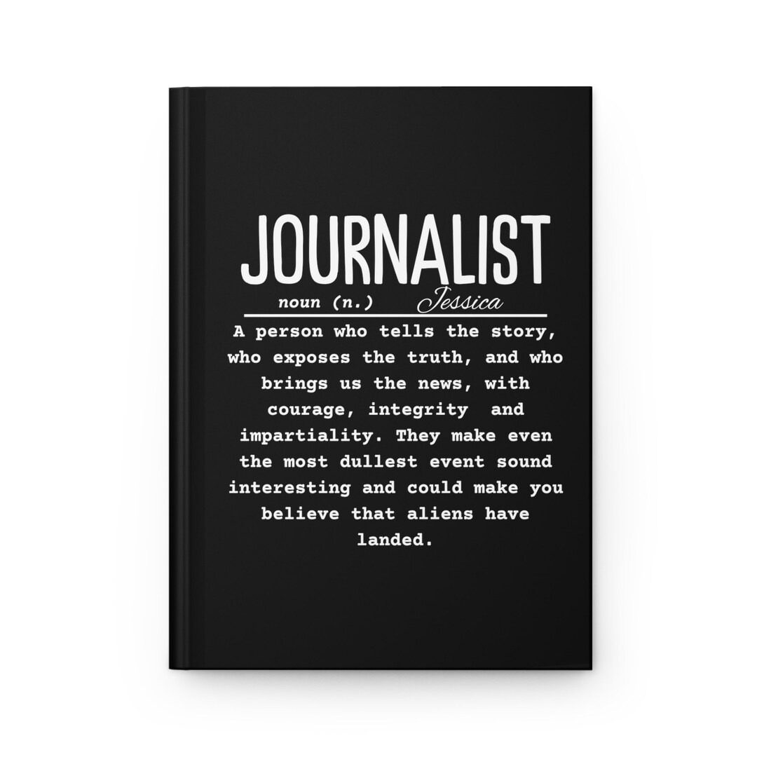 Journalist Notebook | Journal for Journalist | New Journalist Gift ...
