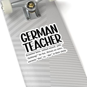 German Teacher Sticker, Teacher Gift Idea, Danke Teacher Gift, Gift for ...