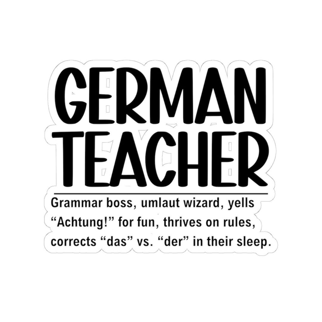 German Teacher Sticker, Teacher Gift Idea, Danke Teacher Gift, Gift for ...