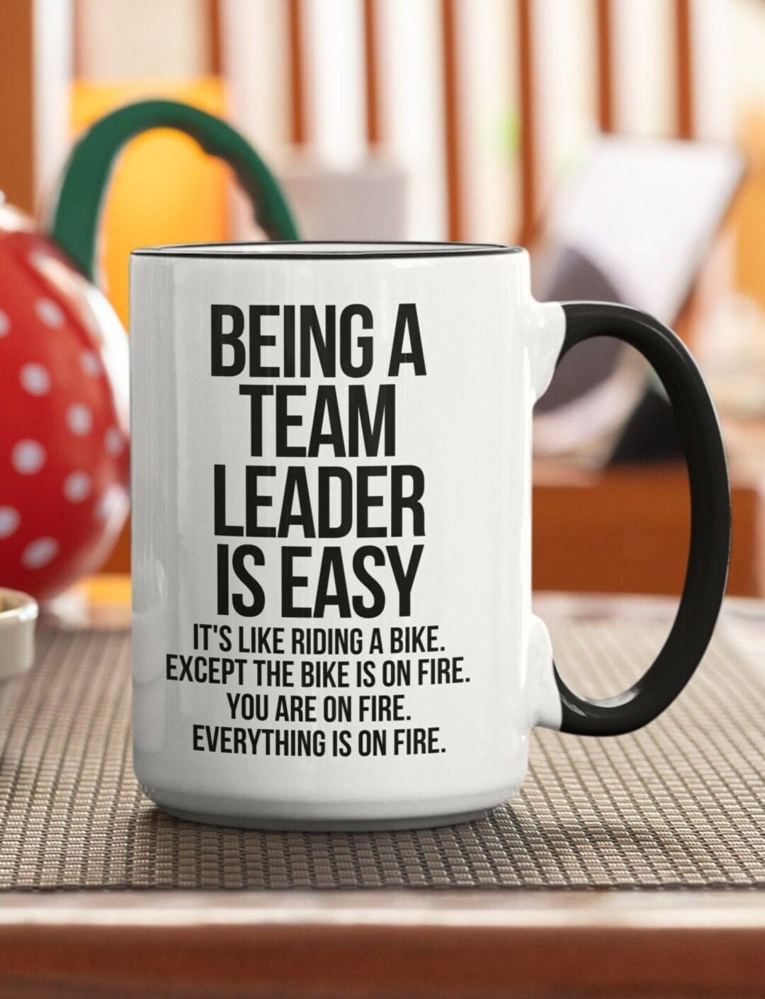 Funny Team Leader, Gift for Team Leader, Mug for Team Leader, Team ...