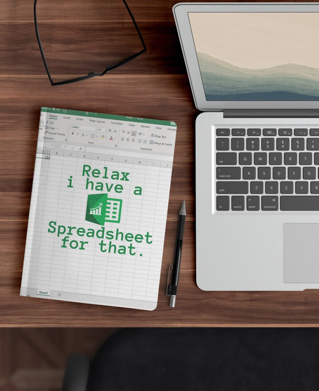 Spreadsheet Gift | Funny Notebook | Accountant Gift Finance Gifts ...