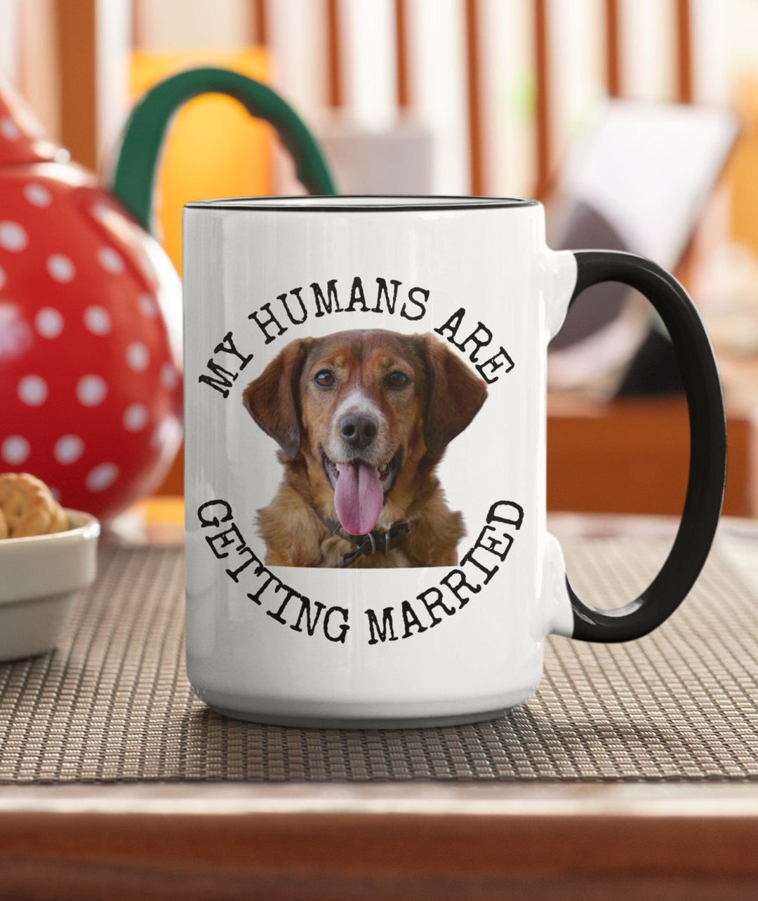 Personalized "my Humans Are Getting Married" Dog Mug | Engagement Gift ...