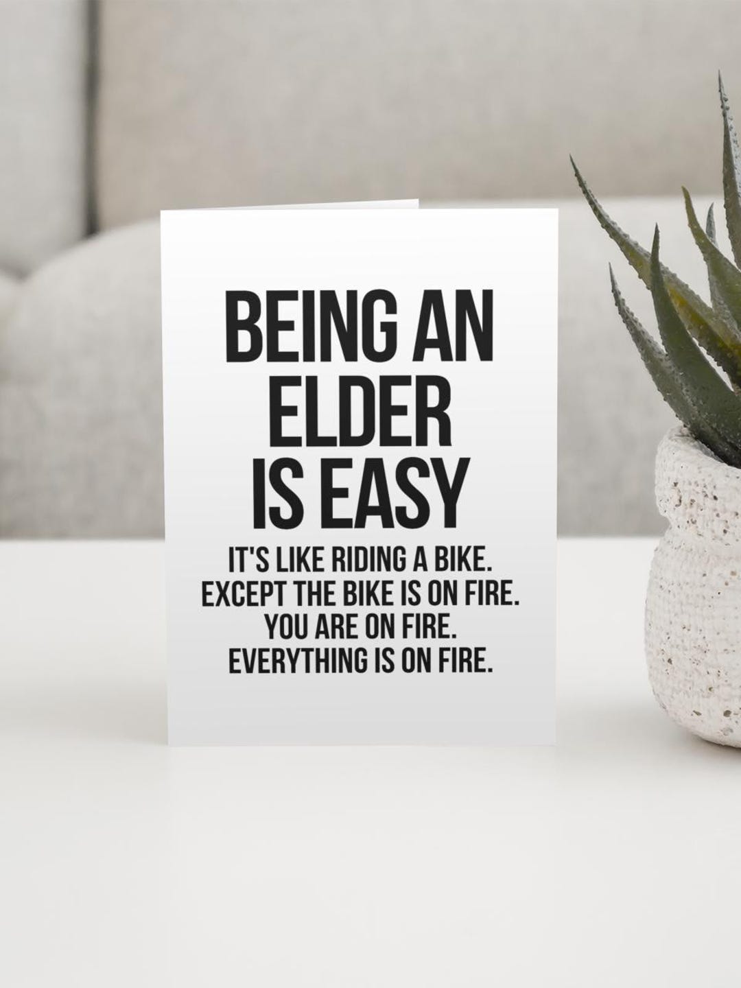 Elder Greeting, Digital Download, Senior Card, Digital Elder Card ...