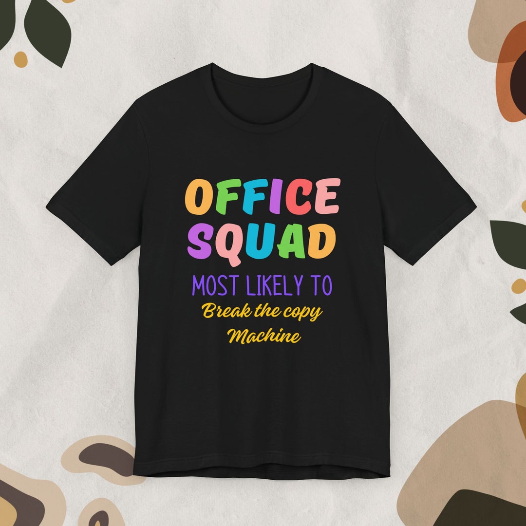 Office Squad Shirt, Custom Team Shirt, Teamwork T-shirt, Personalized ...