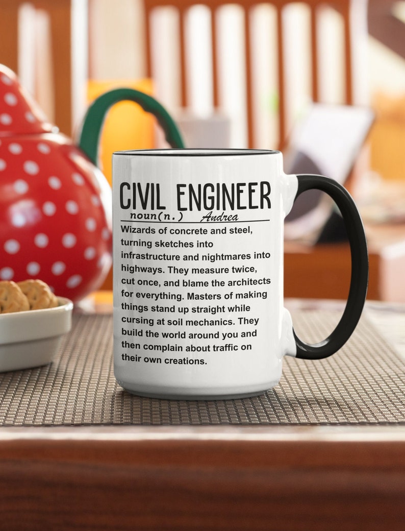 Civil Engineer Mug, Funny Engineering Gift - Etsy