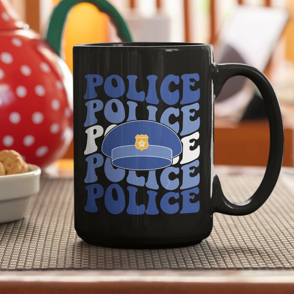 Police Coffee Mug - Etsy