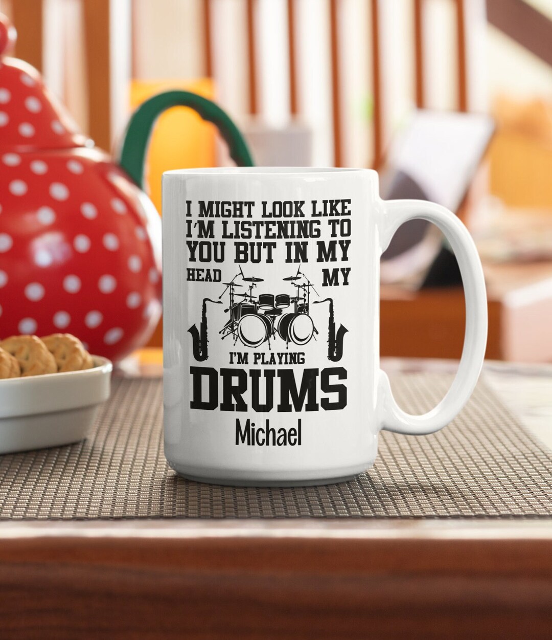 Drumming Gift | Drum Coffee Cup Design | Drum Mug Png | Drummer Cup ...